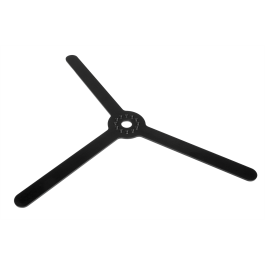 3 Spoke Mounting Plate, Black